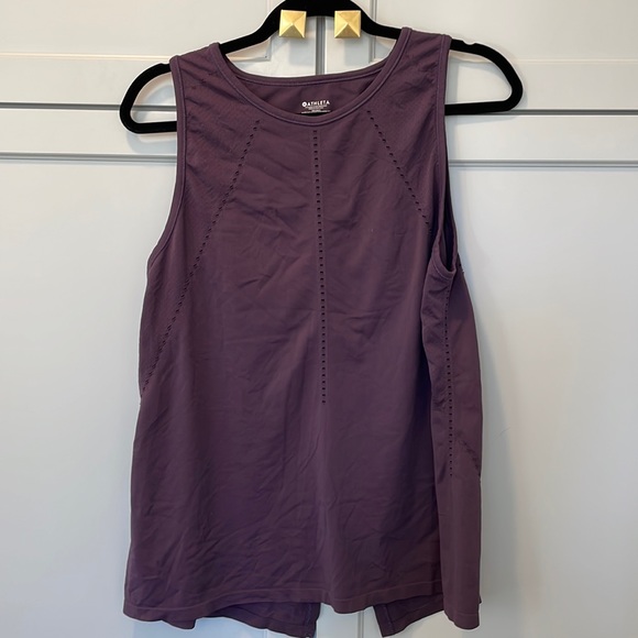 Athleta | Tops | Athlete Split Back Tank | Poshmark
